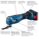 GOP18V-34B14 18V Oscillating Multi-Tools