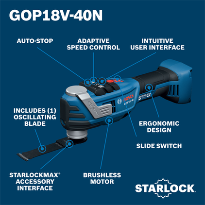 GOP18V-40N 18V Oscillating Multi-Tools