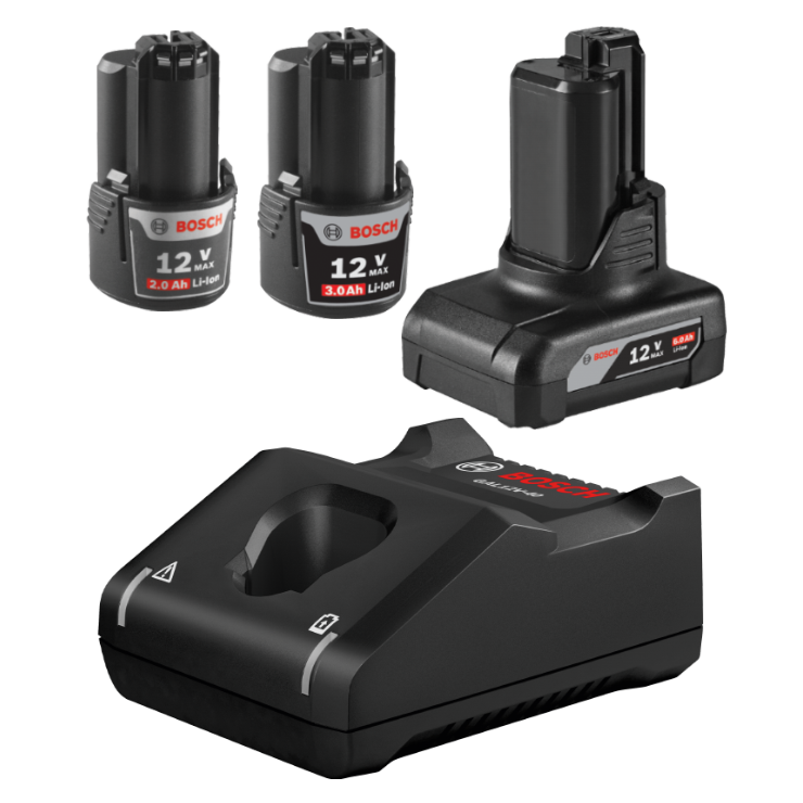 12V Max Batteries and Charger Kits | Bosch Power Tools