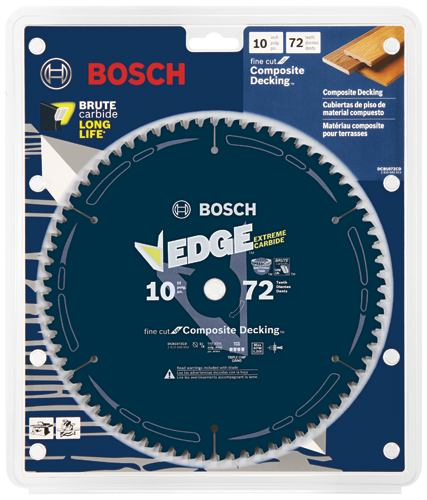 Edge Composite Decking Circular Saw Blades - Bosch Professional