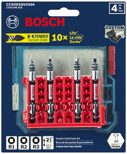 Custom Case System Double-Ended Bit Clips - Bosch Professional