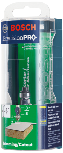 Smooth Edge Laminate Trim Bits - Bosch Professional