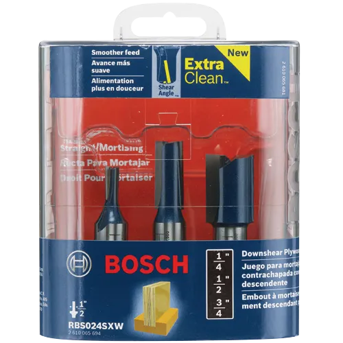 Straight Router Bit Sets - Bosch Professional