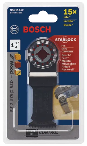 Starlock® Oscillating Multi-Tool Bi-Metal Xtra-Clean Plunge Cut Blades ...