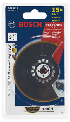 Starlock® Oscillating Multi-Tool Bi-Metal Segmented Saw Blades - Bosch ...