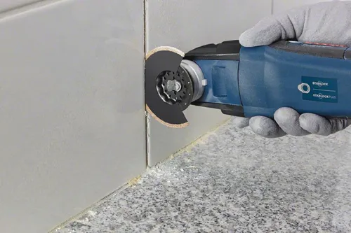 Starlock® Oscillating Multi-Tool Kerf Carbide Grit Grout Grinding Blade ...