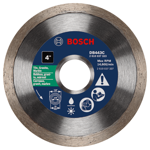 Premium Continuous Rim Diamond Abrasive Blades - Bosch Professional
