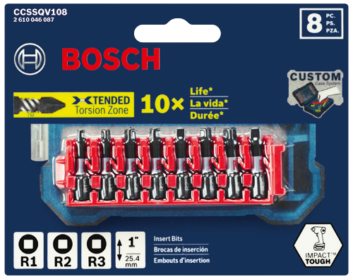 Custom Case System Insert Bit Clips - Bosch Professional