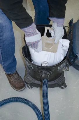 VAC140AH 14-Gallon Dust Extractor with Auto Filter Clean and HEPA Filter
