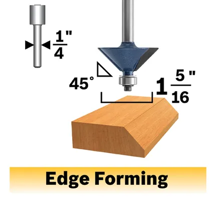 Carbide-Tipped Chamfer Bits - Bosch Professional