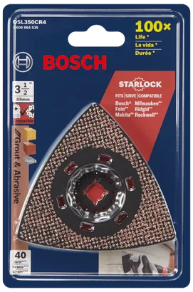 Starlock® Oscillating Multi-Tool Carbide Delta Sanding Pads - Bosch ...