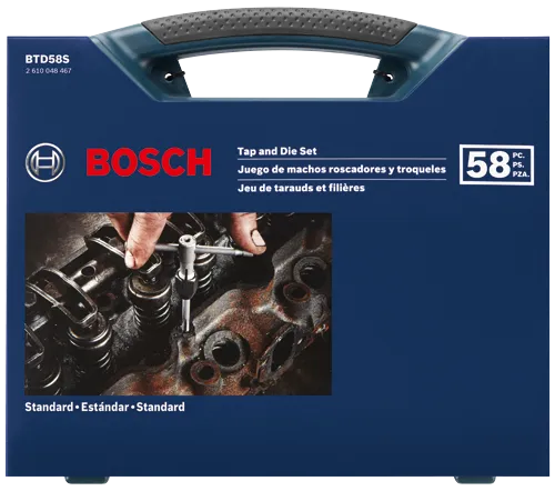 High-Carbon Steel Tap & Die Sets - Bosch Professional