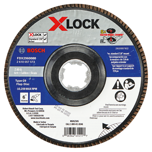 X-LOCK Flap Discs - Bosch Professional