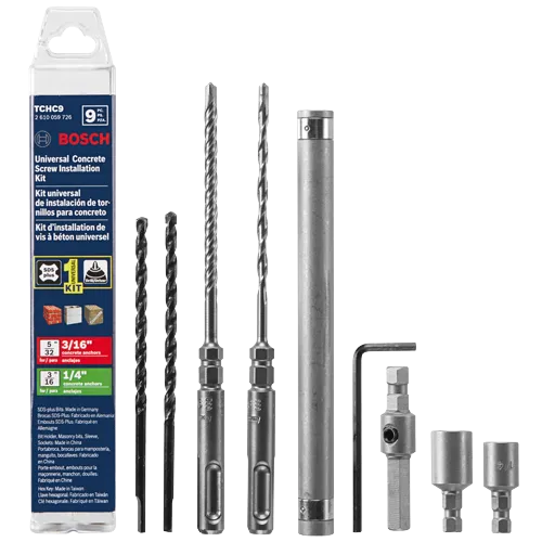 Flat Shank Masonry Drill Bit Sets - Bosch Professional