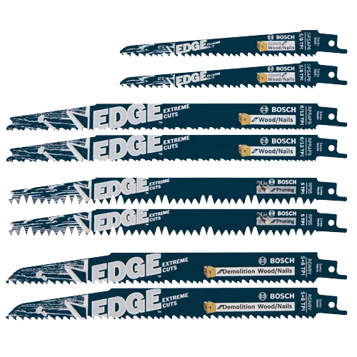 Edge Reciprocating Saw Blade Sets - Bosch Professional