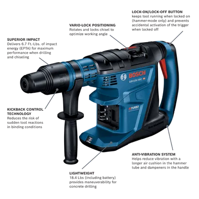 GBH18V-40CN PROFACTOR 18V Rotary Hammers