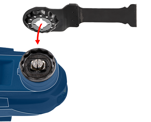 StarlockPlus® Oscillating Multi-Tool Curved-Tec Carbide Extreme Plunge ...