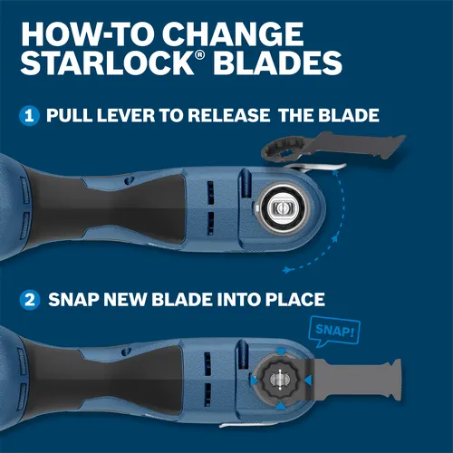 Starlock® Oscillating Multi-Tool Carbide Plunge Cut Blades - Bosch Professional