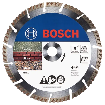 Premium Segmented Rim Diamond Abrasive Blades - Bosch Professional