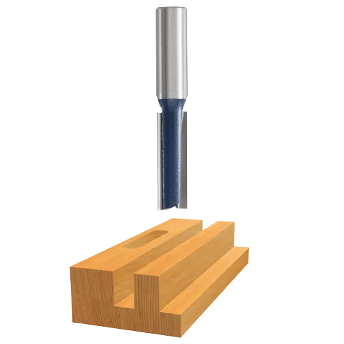 Carbide-Tipped Double-Flute Straight Bits - Bosch Professional