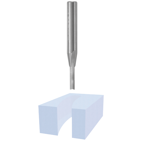 Solid Carbide Double-Flute O-Flute Bits - Bosch Professional