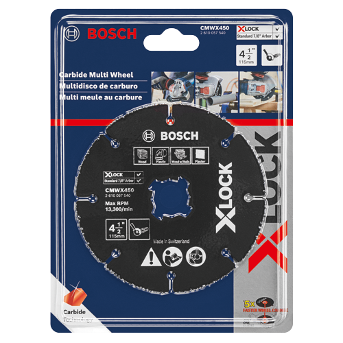 Discos Carbide Multi-Wheels X-LOCK - Bosch Professional